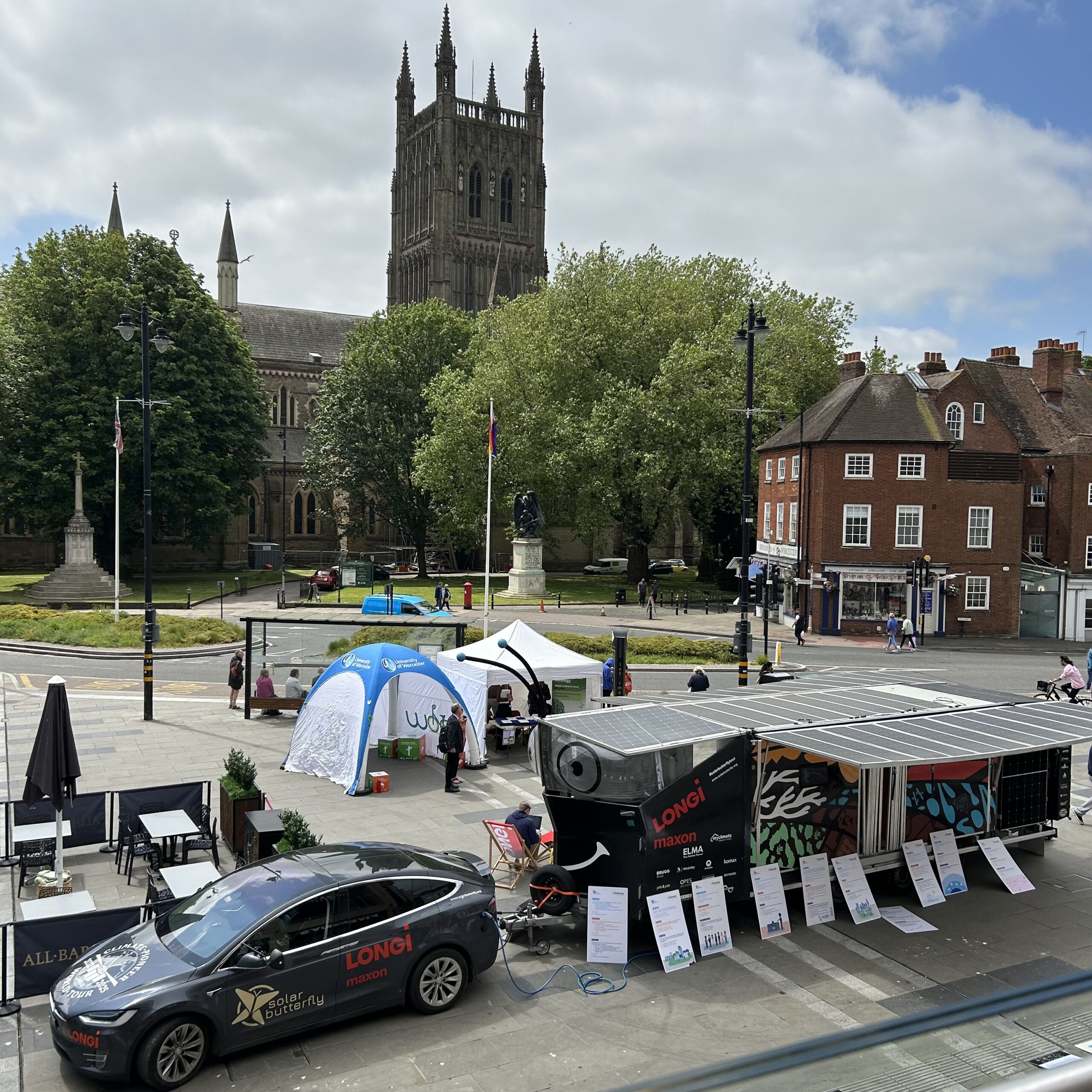 The SolarButterfly: A Self-Sustainable World Tour