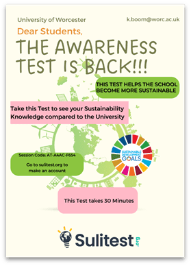 Sulitest at the University of Worcester - SusThingsOut Sulitest at ...